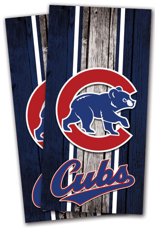 Chicago Cubs Cornhole Wraps – Cornhole Garage