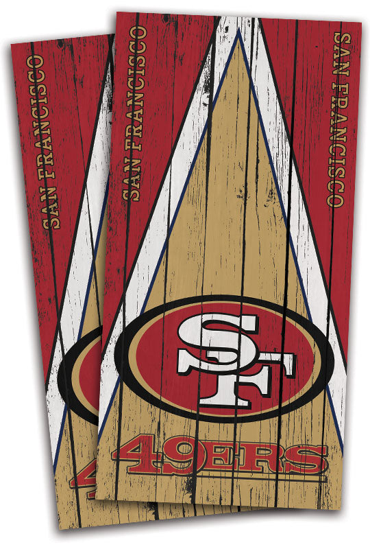 SF 49ers Cornhole Wraps – Cornhole Garage