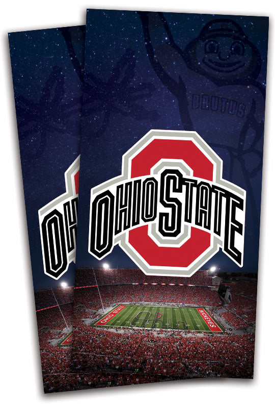Ohio State Buckeyes Cornhole Wraps – Cornhole Garage